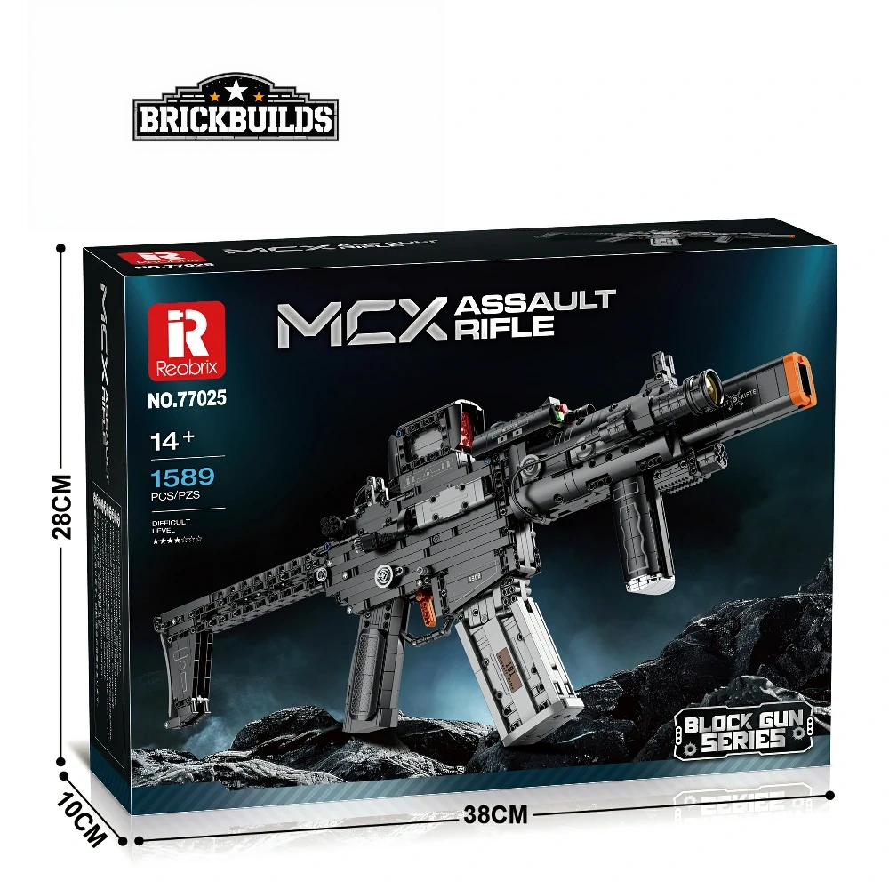 MCX Assault Rifle with Scope – BrickBuilds